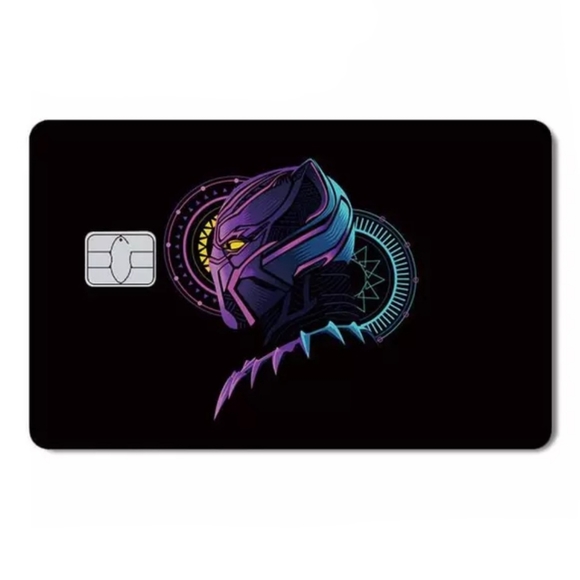 Accessories | 22 Black Panther Credit Card Skin Sticker | Poshmark